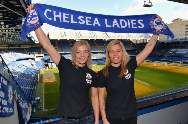 Chelsea Ladies Sign England Pair