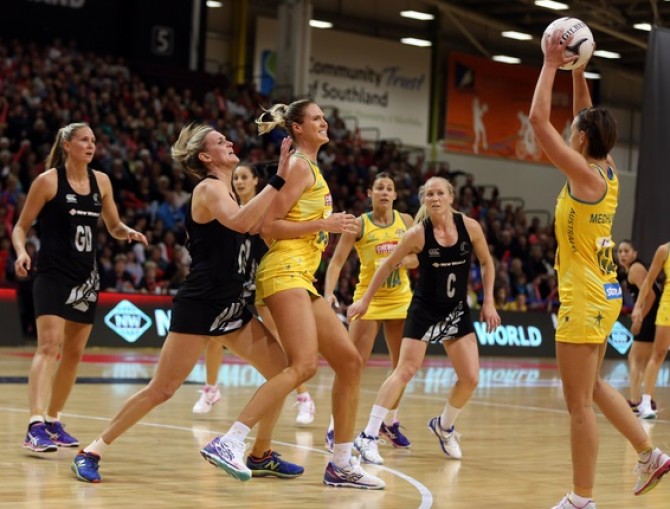 Diamonds make winning start to Real Insurance Netball Test Series