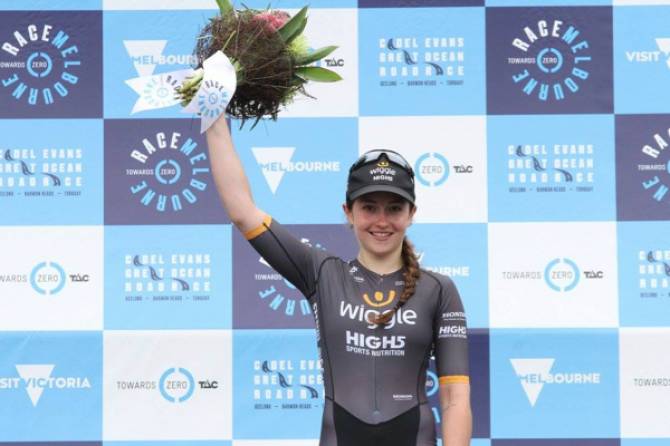Grace Garner Gets First Podium For Wiggle High5 In Race Melbourne ...